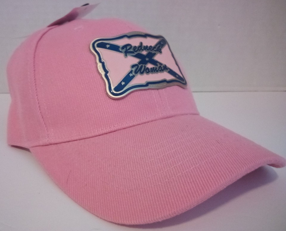 Redneck Woman Pink Hook & Loop Adjustable Structured Hat by Hype Head ...
