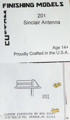 Custom Finishing Models HO #201 Sinclair Antenna (Brass Castings) | eBay