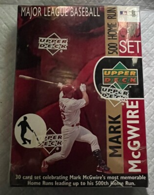 1999 MLB Upper Deck Mark McGwire 500 Home Run Card Set | eBay