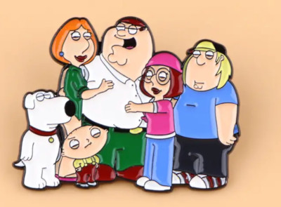 FAMILY GUY - enamel pin brooch cartoon - FREE SHIPPING | eBay