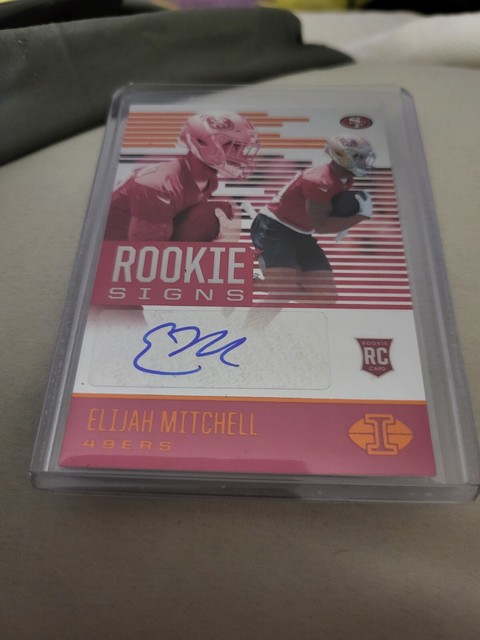 2021 Panini Illusions - Rookie Signs #RS-ELM Elijah Mitchell /199 (AU ...