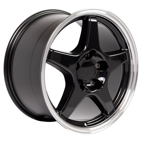 C4 CORVETTE ZR1 REPLICA WHEELS, Staggered 17x9.5/17x11 Rims - Gloss ...