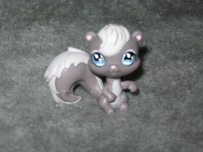 Littlest Pet Shop LPS ~ #484 Squirrel, Gray Grey and Cream White | eBay