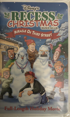 Walt Disney Clamshell VHS-Recess Christmas Miracle on Third Street-RARE ...