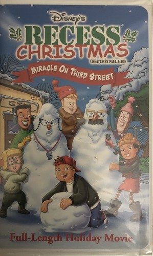 Walt Disney Clamshell VHS-Recess Christmas Miracle on Third Street-RARE ...