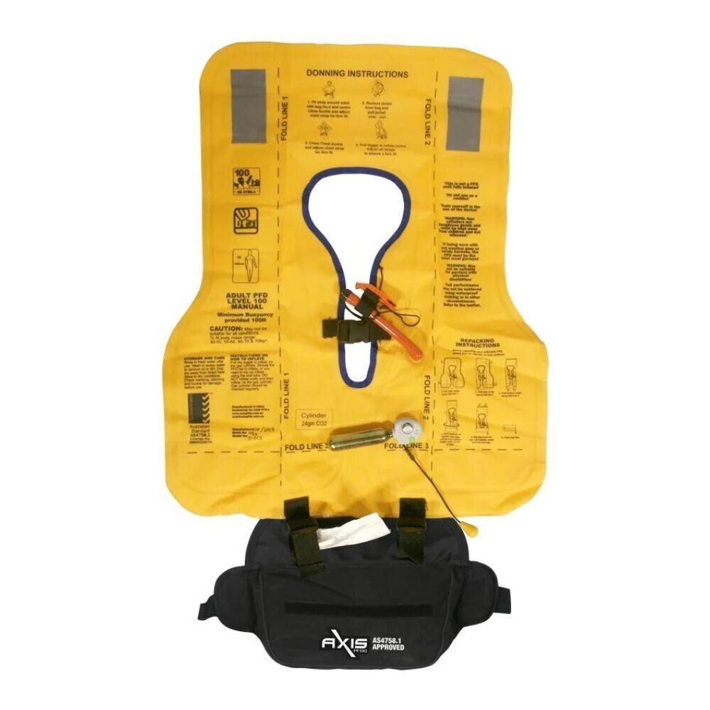 Axis 600112 Inflatable Waist Belt - Black for sale online | eBay Australia