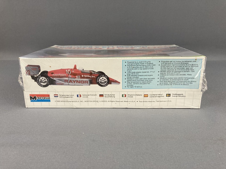 SEALED Monogram Indy Car Series Raynor #10 Lola Judd 1/24 Plastic Model ...