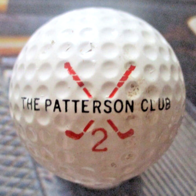 vtg - THE PATTERSON CLUB - Logo Golf Ball - Fairfield CT | eBay
