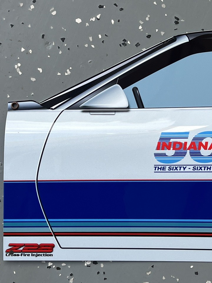 WOW! 1982 Chevy Camaro Indy 500 Pace Car Door Style Sign | eBay