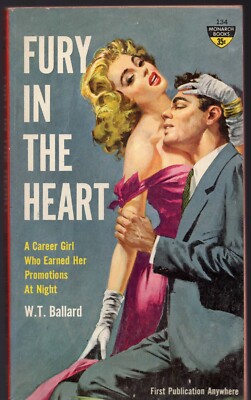 Fury in the Heart W.T. Ballard Vintage Sleaze GGA Pulp Paperback 1959 ...
