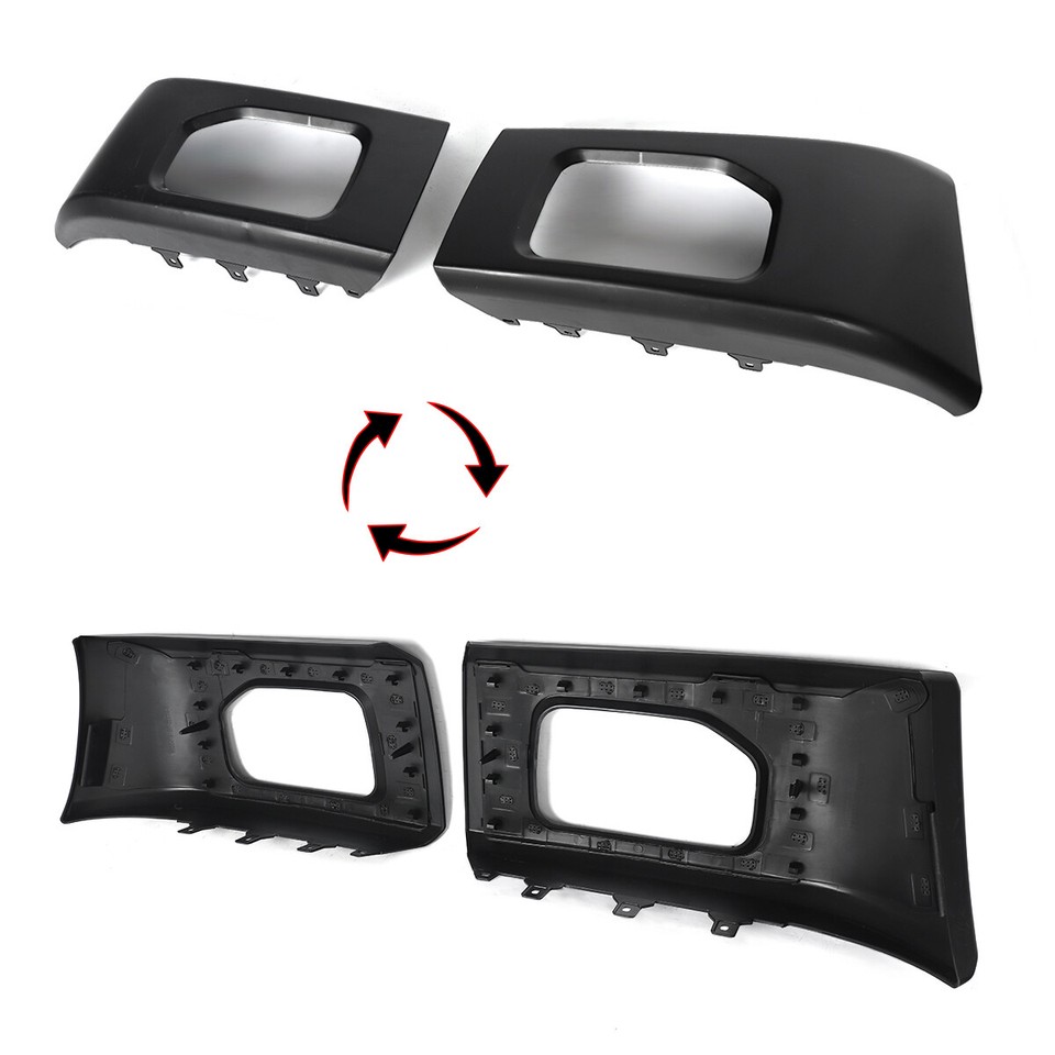 For 2015-2017 Ford F-150 F150 Primed Black Front Bumper Bar End Side ...