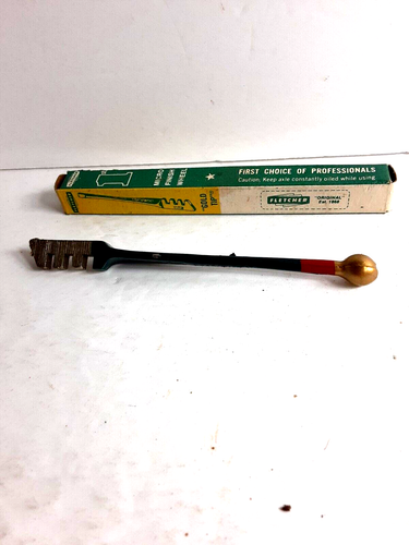 Vintage Fletcher Glass Cutter Gold Tip With Micro Finish Wheel New Old ...