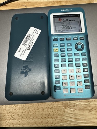 Texas Instruments TI-84 Plus CE Color Graphing Calculator - Teal ...