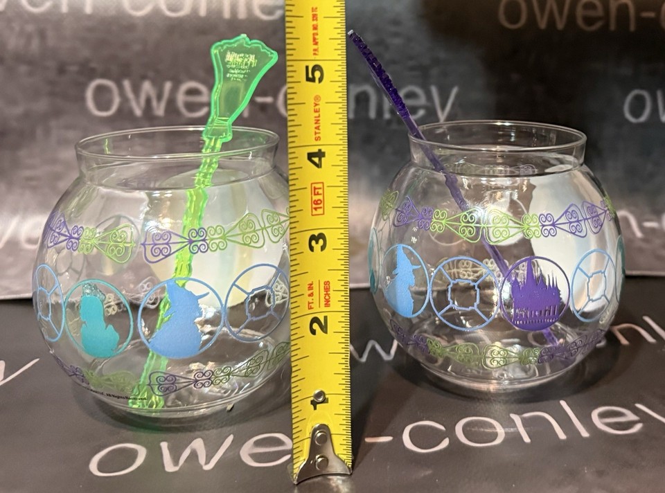 NEW Wicked PT 2 Movie Cocktail Cups W/ Stirrers. SET OF 2. Ships Now ...