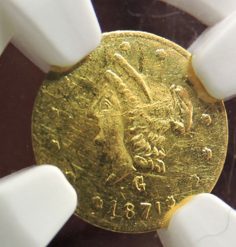 1871 Round California Gold Half Dollar Coin BG 1027 | eBay