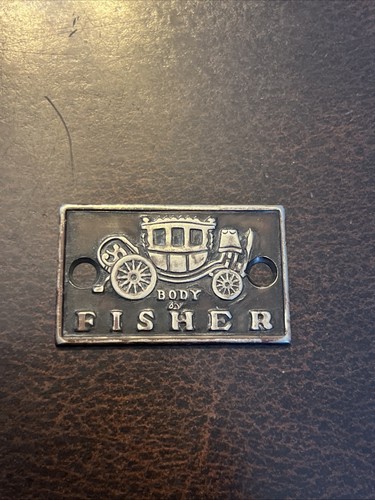 Vintage GM ? FISHER BODY TAG | eBay