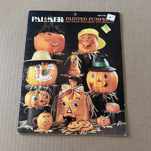 Vintage Palmer Painted Pumpkins & Other Halloween Fun Projects Booklet ...