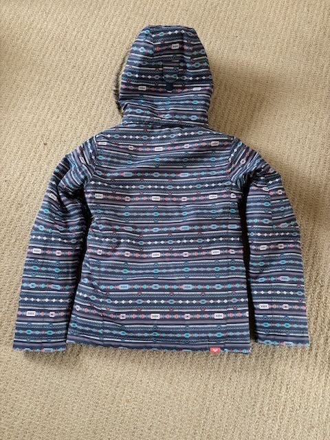 Girl's ROXY Ski Jacket 14-15 Years 14 XL/TG/EG- Blue multicolour | eBay UK