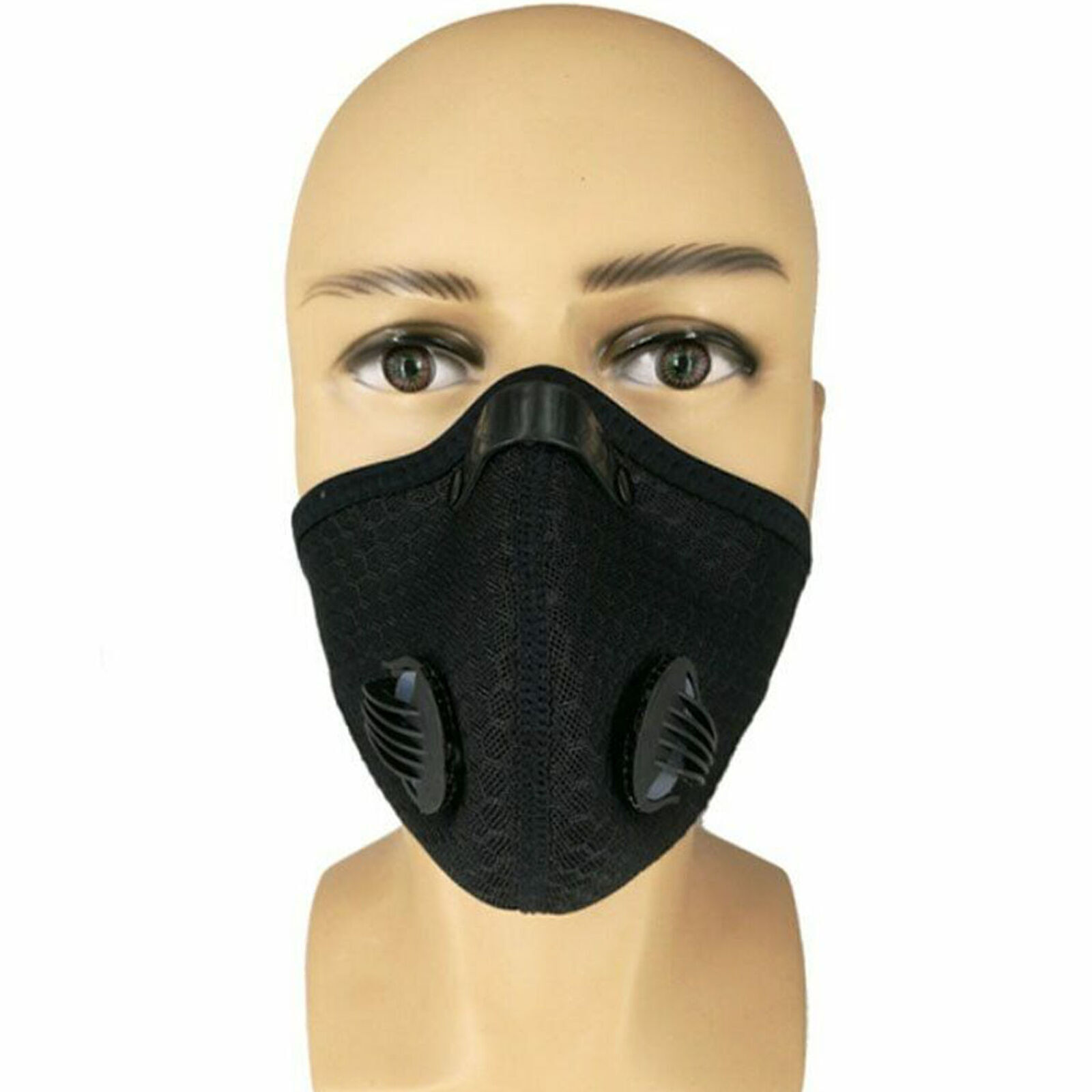 Washable Filter Face Mask Pollution Protection for Walking Running ...