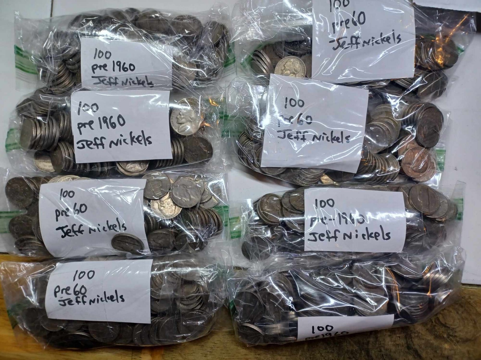 1938-1959 Jefferson Nickels 100pc = 1 bag of 100 Nickels! NO 1960s! | eBay