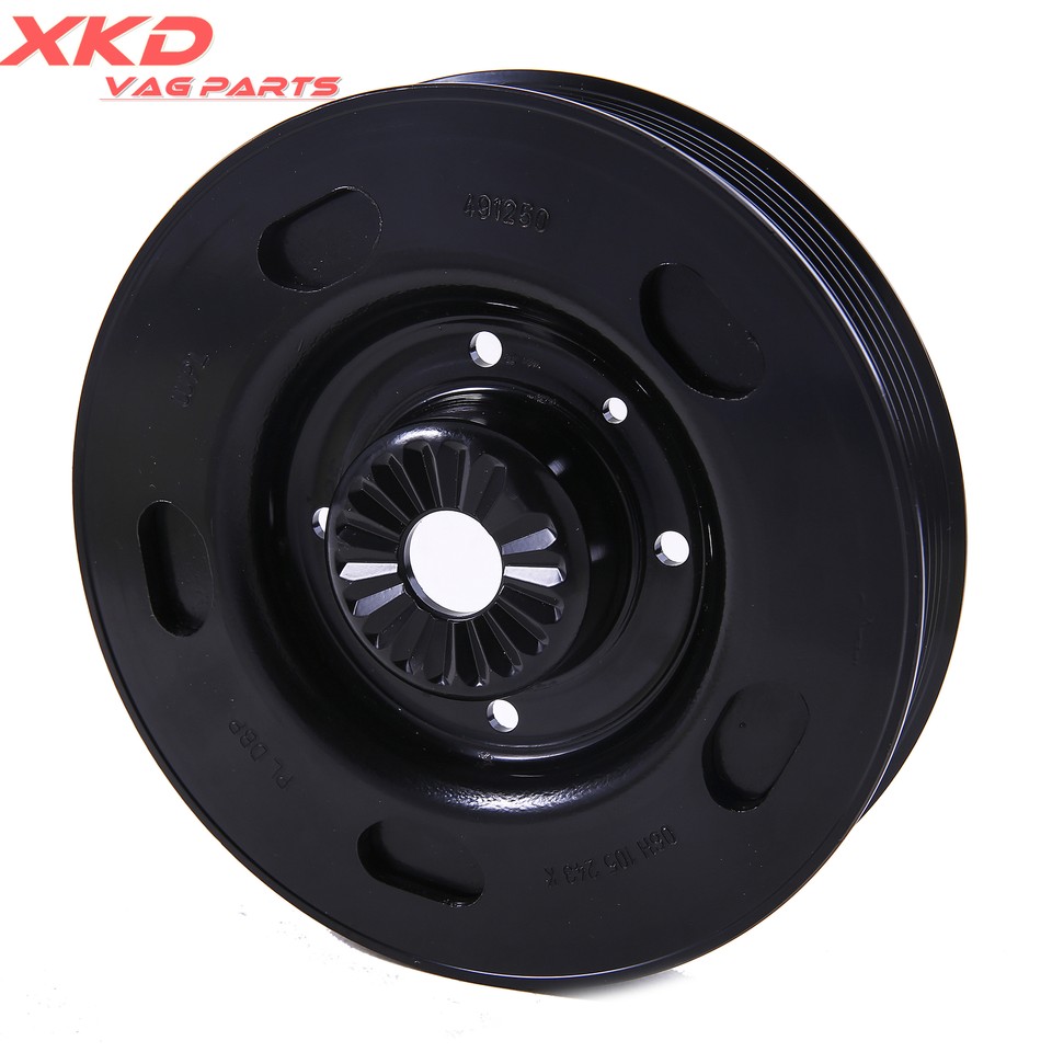 Crank Shaft Pulley Harmonic Balancer For VW Passat Golf AUDI Q3 TT ...