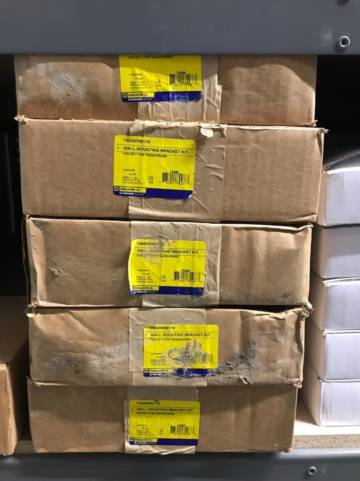 1 Square D 7400WMB17K Wall Mounting Bracket Kit for Dry Type ...