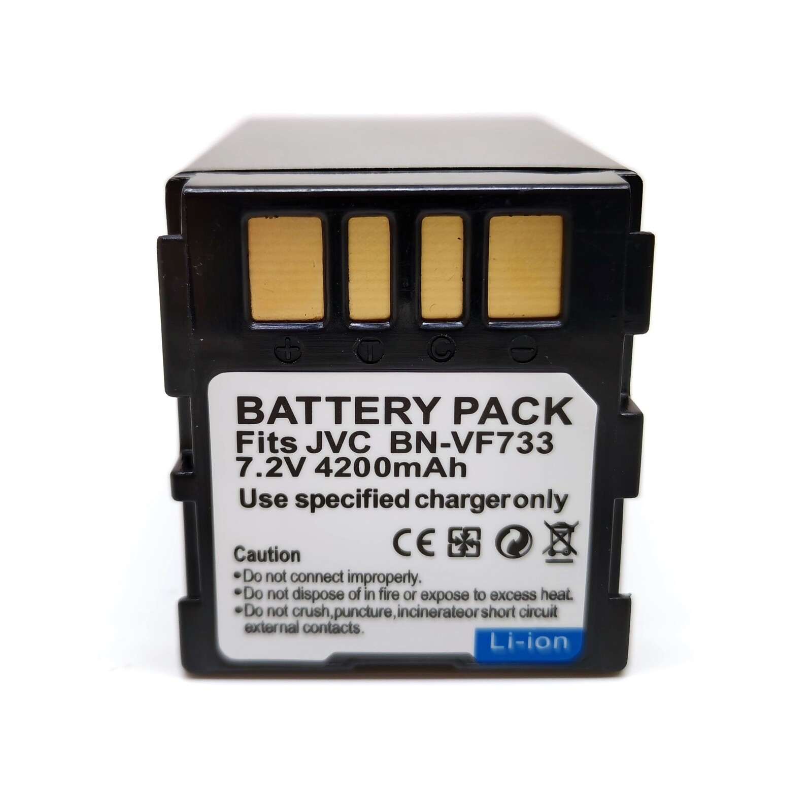 Battery / USB Charger For BN-VF733 JVC GZ-MG500 GZ-MG505 GZ-MG55 GZ ...