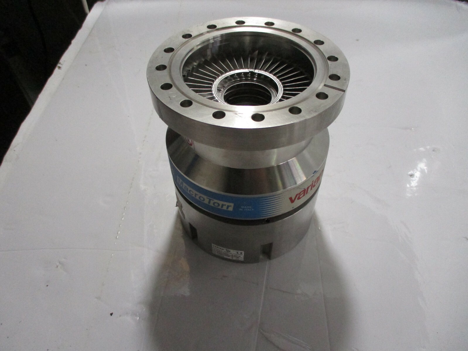 Varian Turbo V250 Macro Torr Turbo Molecular High Vacuum Pump Model ...