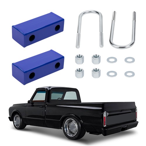 1 Pair Blocks 3" inch Lowering Drop Kit for GMC C15 C25 1960-72 Steel ...