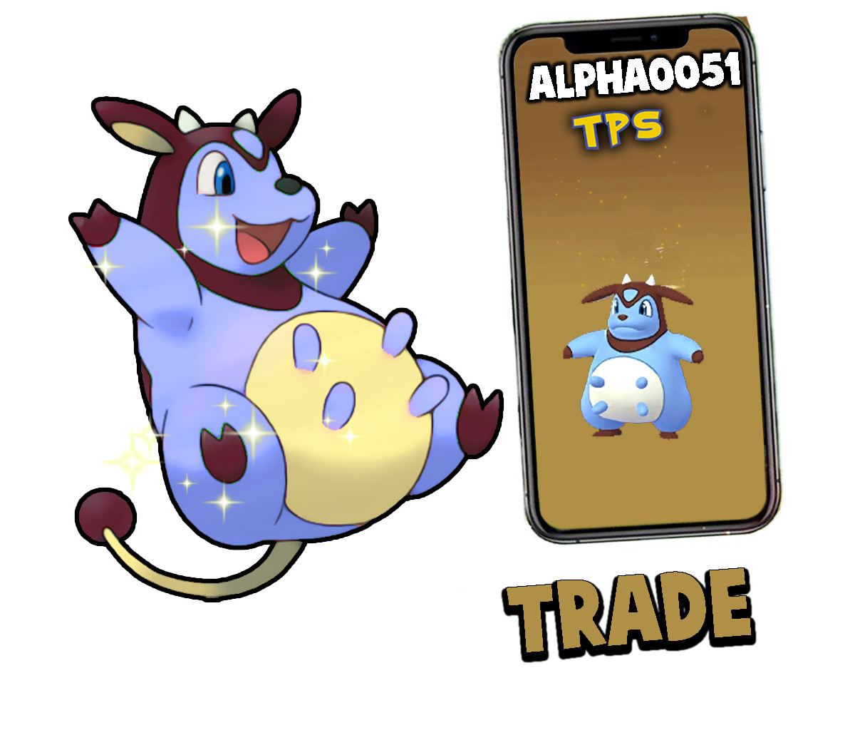 Pokemon Shiny Miltank Registered Trade or Ultra | eBay