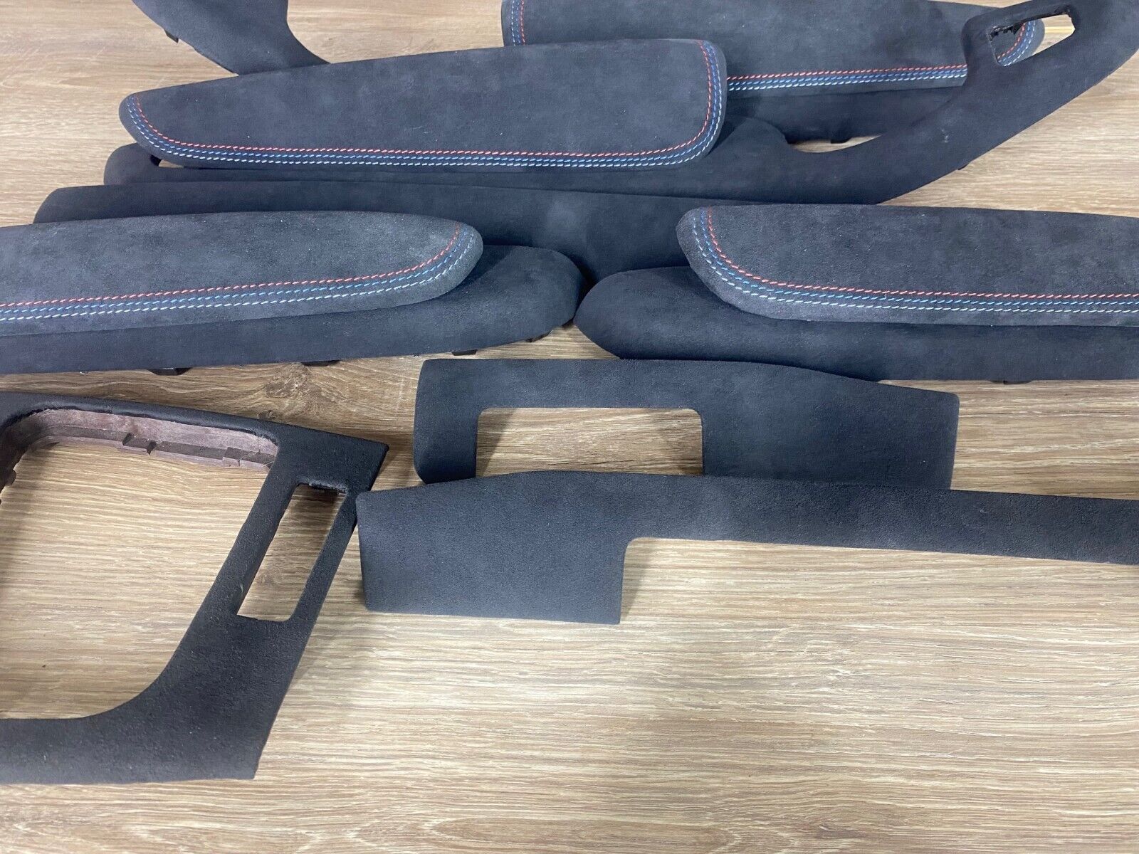 BMW E46 M3 Interior Trim Set Alcantara TRI COLOR PADS M3 COUPE | eBay