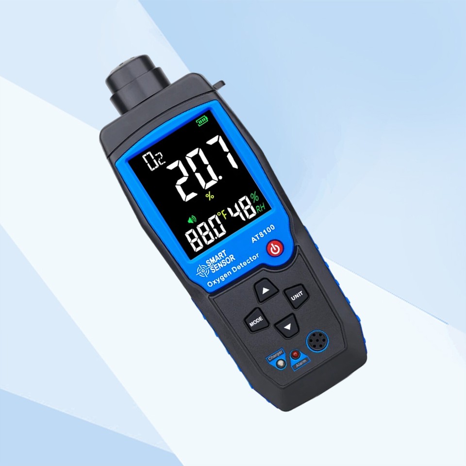 Smart Oxygen Detector Handheld Oxygen O2 Concentration Analyzer Tester ...