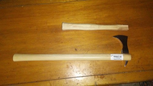 Cold Steel Axe Handle - Hickory Wood, 22 in (CST-H90AT) for sale online ...