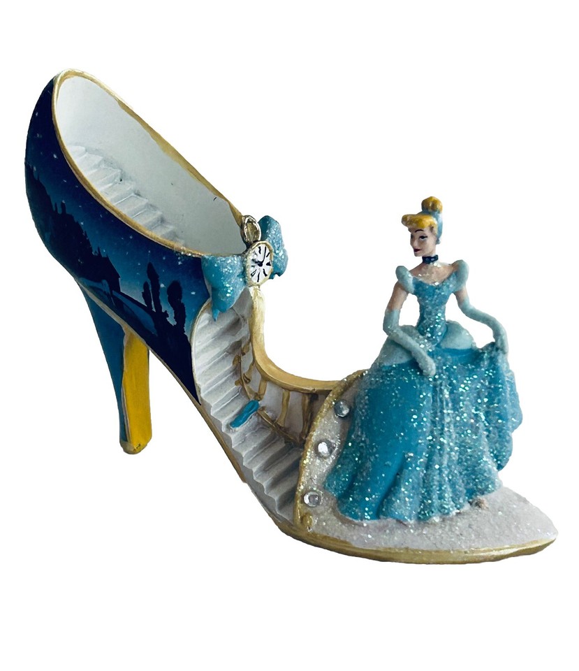 Set Of 6 Once Upon A Slipper Disney Princess Shoe Figurines Bradford ...