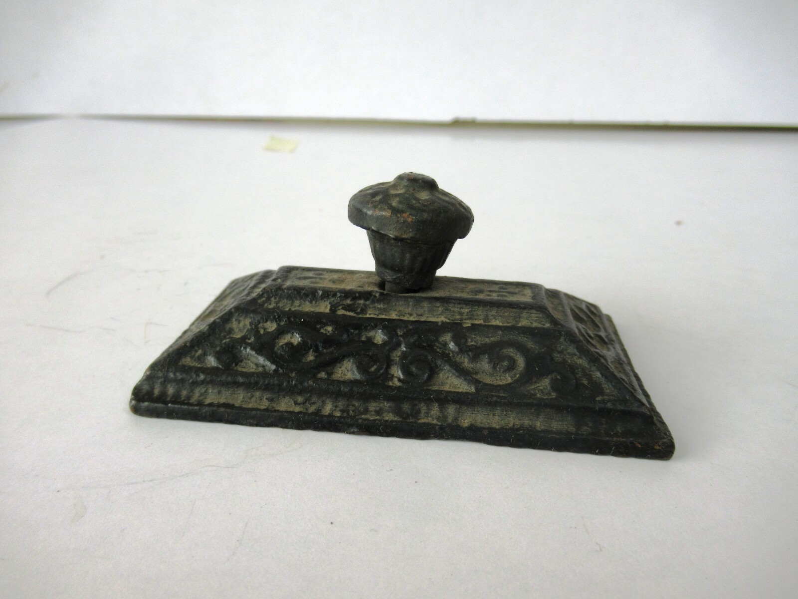Antique Solid Cast Iron Paper Weight Pyramidal-Shaped Hand Crafted ...