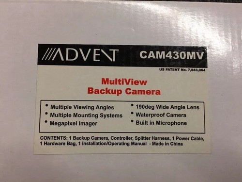 ADVENT CAM430MV MULTIVIEW BACKUP CAMERA BRAND NEW IN BOX!! | eBay