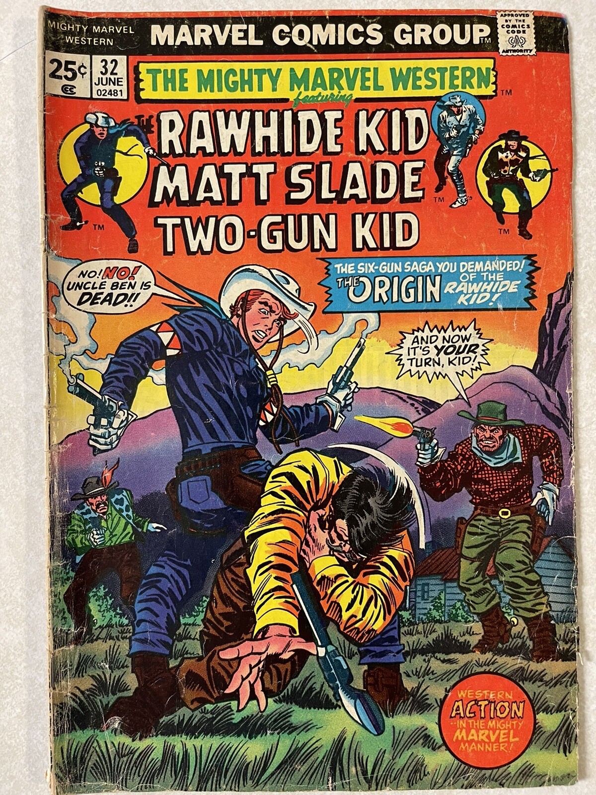 The Mighty Marvel Western #32 Rawhide Kid, Matt Slade, Two Gun Kid ...