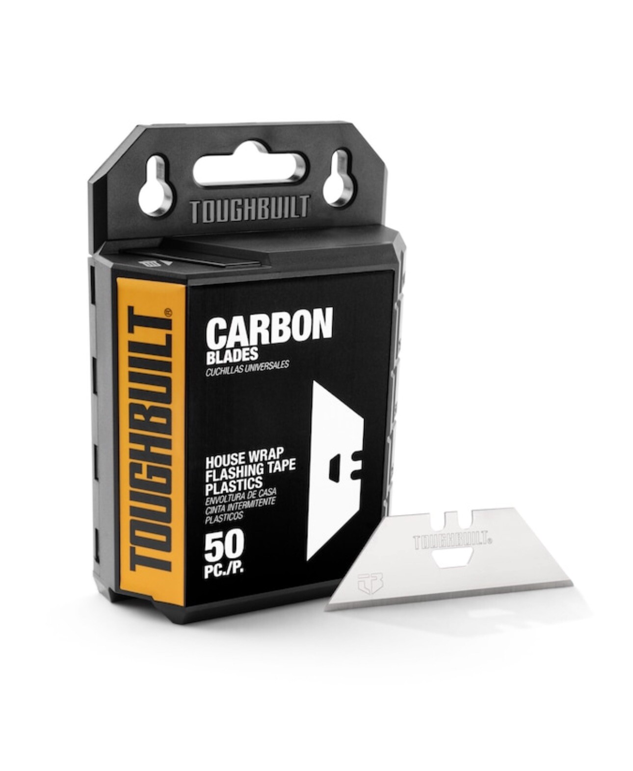 TOUGHBUILT Carbon Steel 3/4-in Utility Razor Blade(50-Pack) TB-H4S50-14 ...