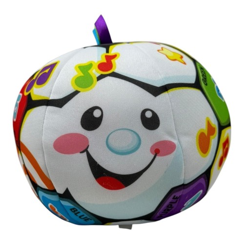 Fisher-Price Baby Laugh & Learn Singing Soccer Ball Stuffed Plush Toy ...