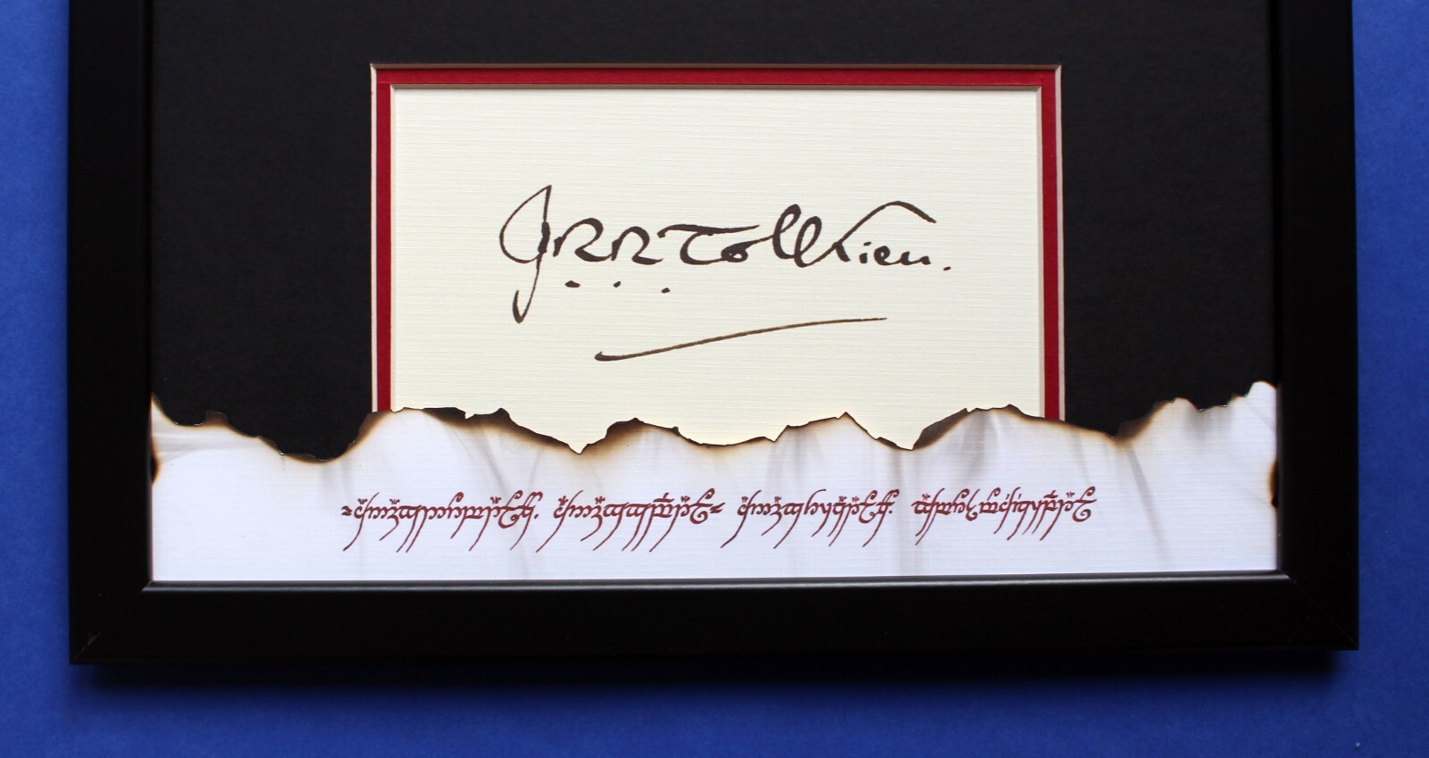 J.R.R. TOLKIEN AUTOGRAPH framed signed | Grelly USA