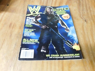 World Wrestling Entertainment WWE Magazine : September 2007 Triple H | eBay