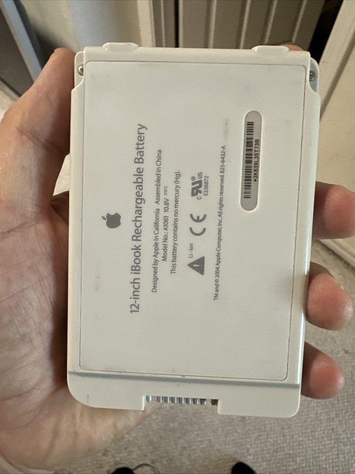 Genuine iBook 12-inch Rechargeable Battery Untested | eBay