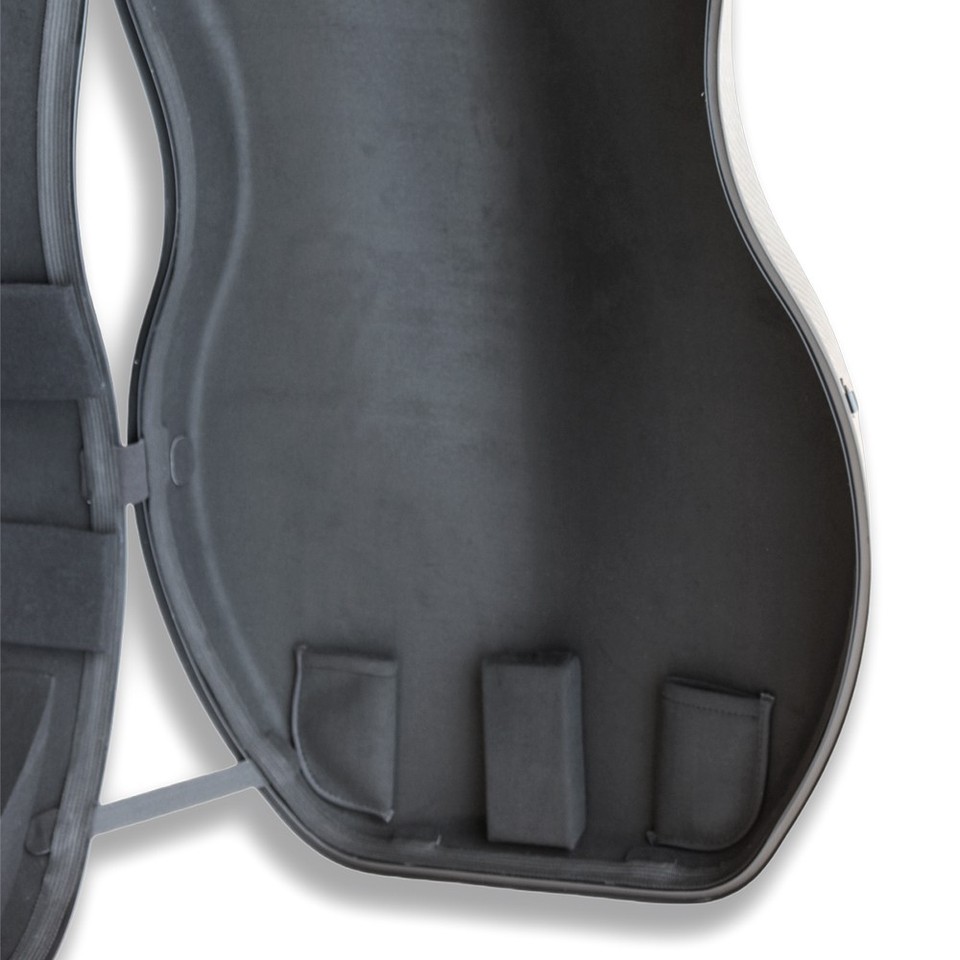 4/4 Black Stripe Cello Case Carbon Fiber Strong Light Cello Box ...