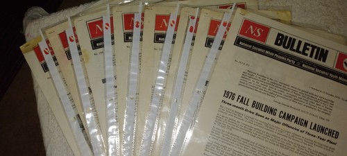 Rare: 8 Original NSWPP Bulletins, SKU 2 | eBay