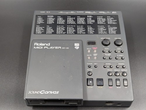ROLAND SD-35 SOUND CANVAS MIDI PLAYER - Untested | eBay UK