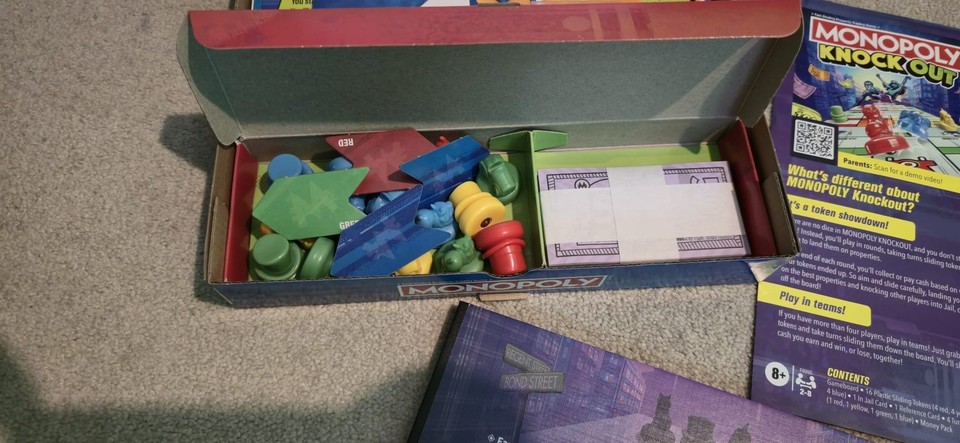 Hasbro Gaming - Monopoly Knock Out Board Game | eBay UK