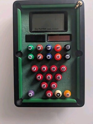 Vintage Pool Table Calculator Working But No Pen | eBay