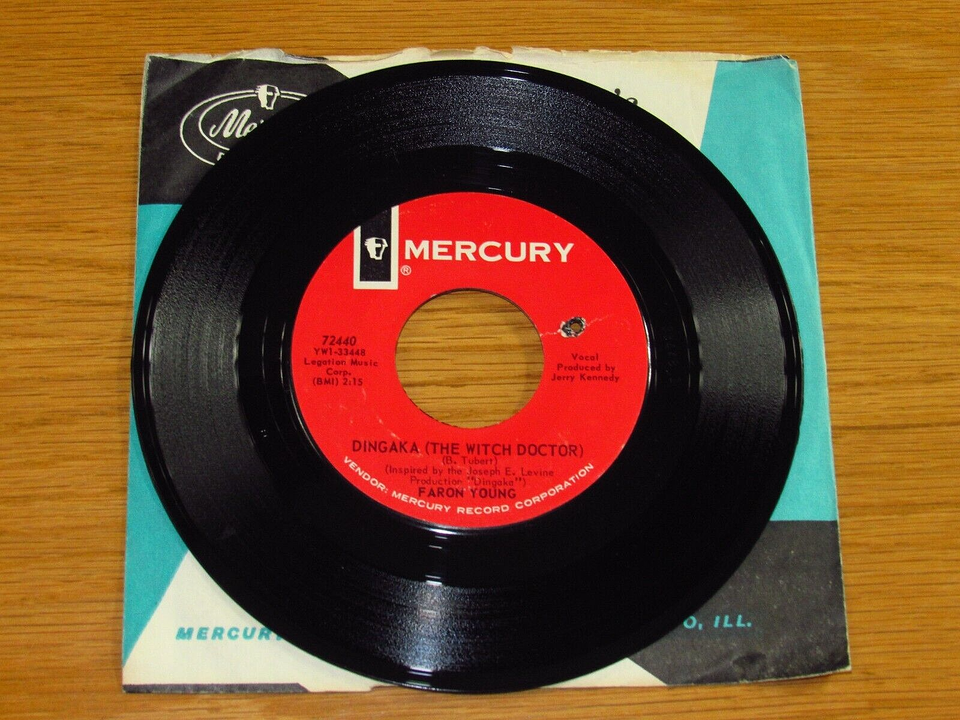COUNTRY 45 RPM - FARON YOUNG - MERCURY 72440 - "NOTHING LEFT TO LOSE ...
