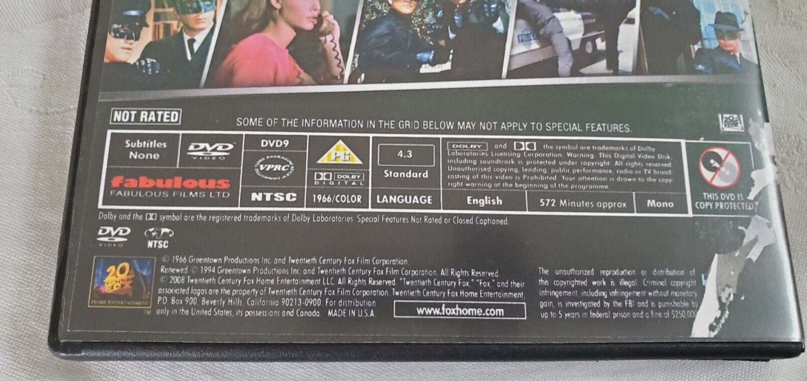 Green Hornet Ed 75th Strikes Again Complete Series Original Serials DVD ...