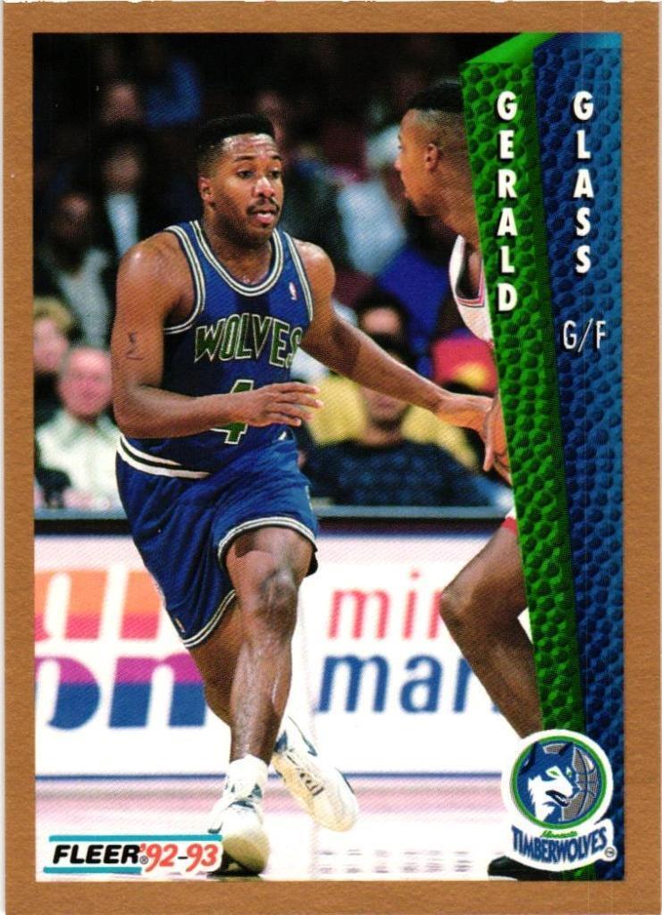 GERALD GLASS 1992-93 Fleet Basketball # 133 FREE SHIPPING B11R3S15P1 | eBay